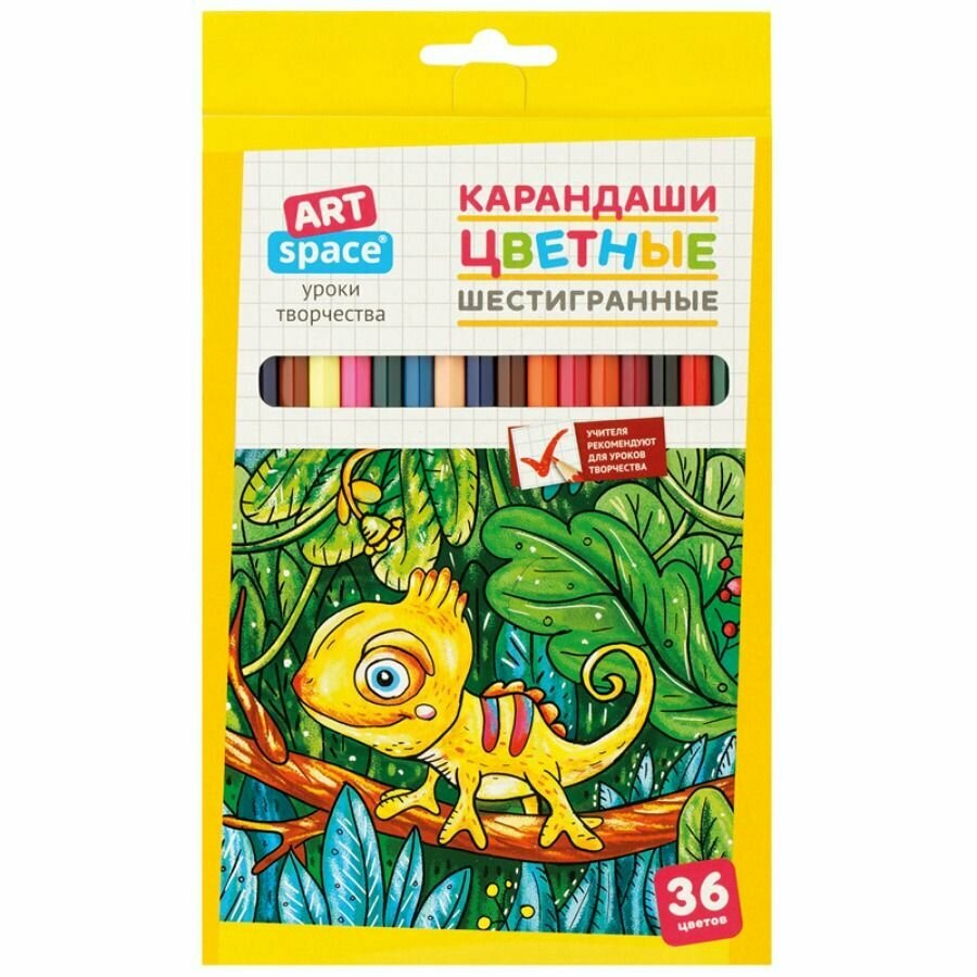 Карандаши 36цв. ArtSpace "Милые зверушки" CP_41023