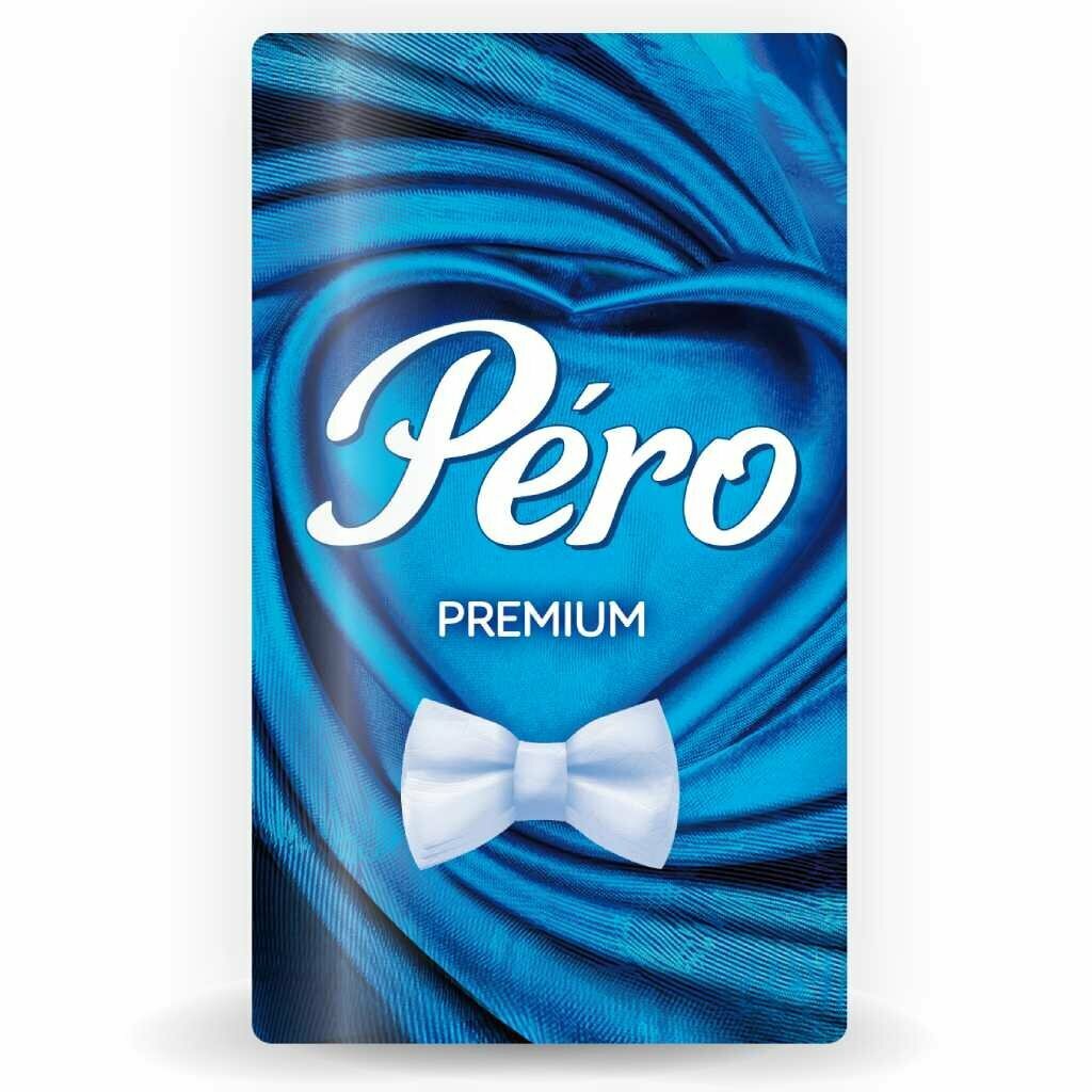 Бумажные платочки Pero Premium трехслойные, мягкие гигиенические салфетки для лица и носа, 10 штук в упаковке