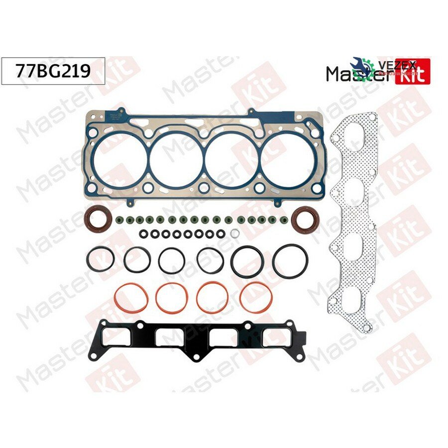 MASTERKIT 77BG219 Комплект прокладок ГБЦ VAG AUA, BBY 77BG219