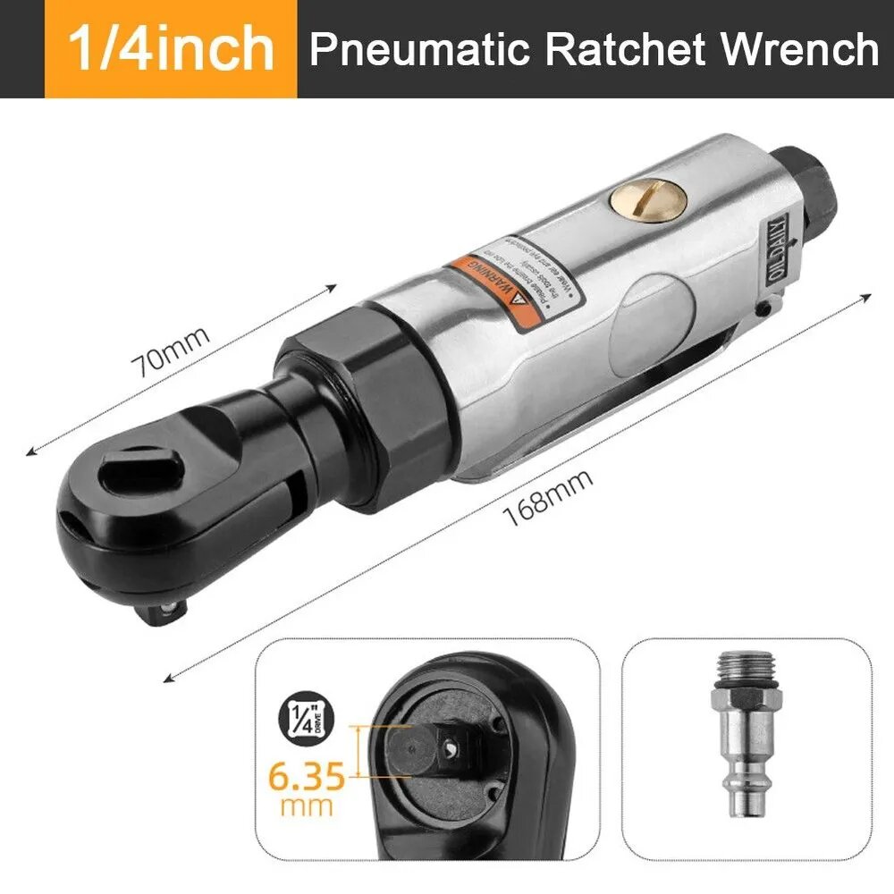 Пневматический гаечный ключ 1/4 дюйма для ремонта автомобилей