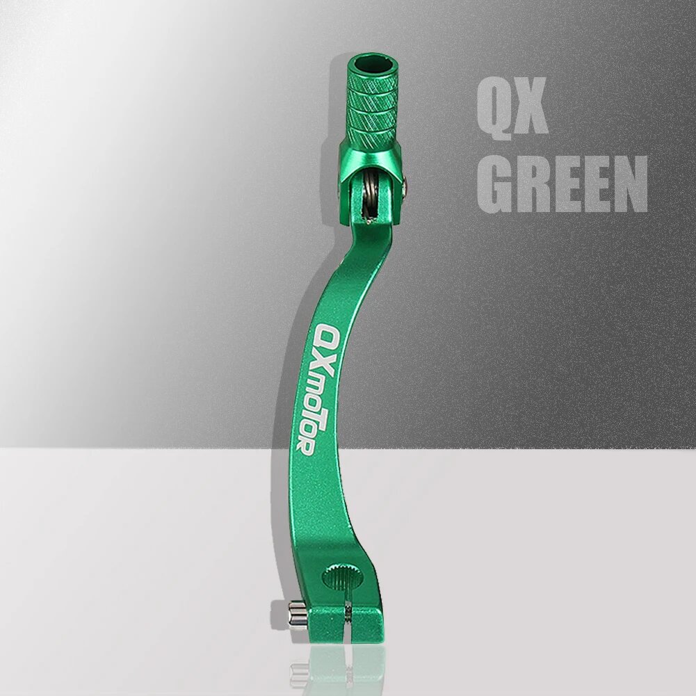 Алюминиевый Складной Рычаг Переключения Передач Для Мотоцикла, Квадроцикла, Зеленый, QX Green