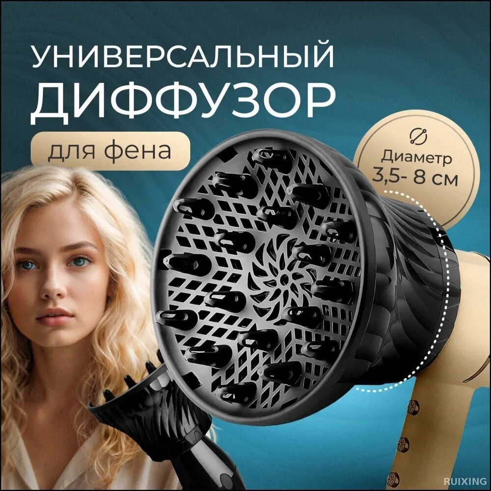 Эксклюзивная насадка для создания кудрявых и вьющихся локонов