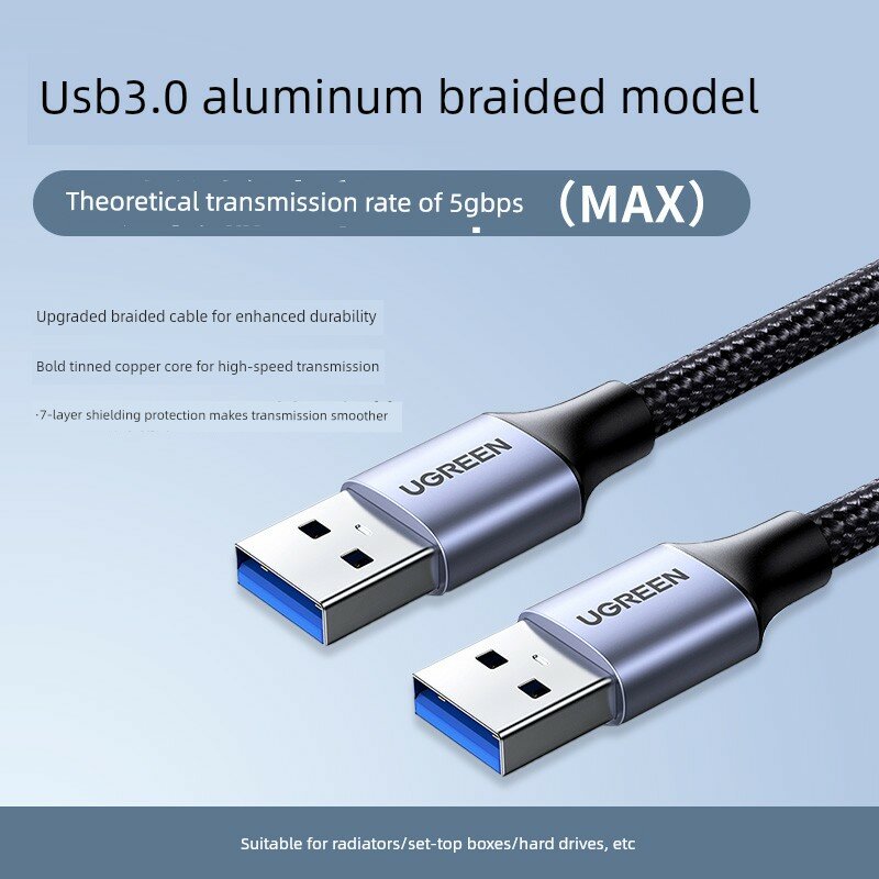 Двухсторонний кабель Greenlink USB 3.0 с двумя разъемами (штекер-штекер) для передачи данных, корпуса для мобильного