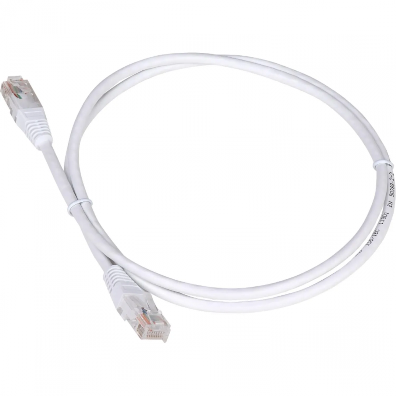 Патч-корд TWT TWT-45-45-2.0-WH UTP кат.5e, 2.0 м, белый 2239402