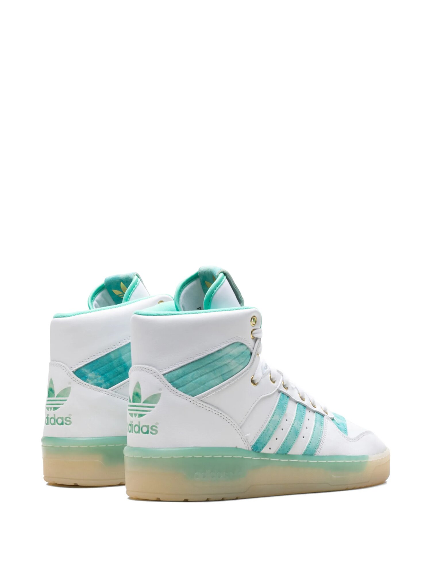 Кроссовки adidas Rivalry White/Res Green, размер 10.5 US, white — фото 1