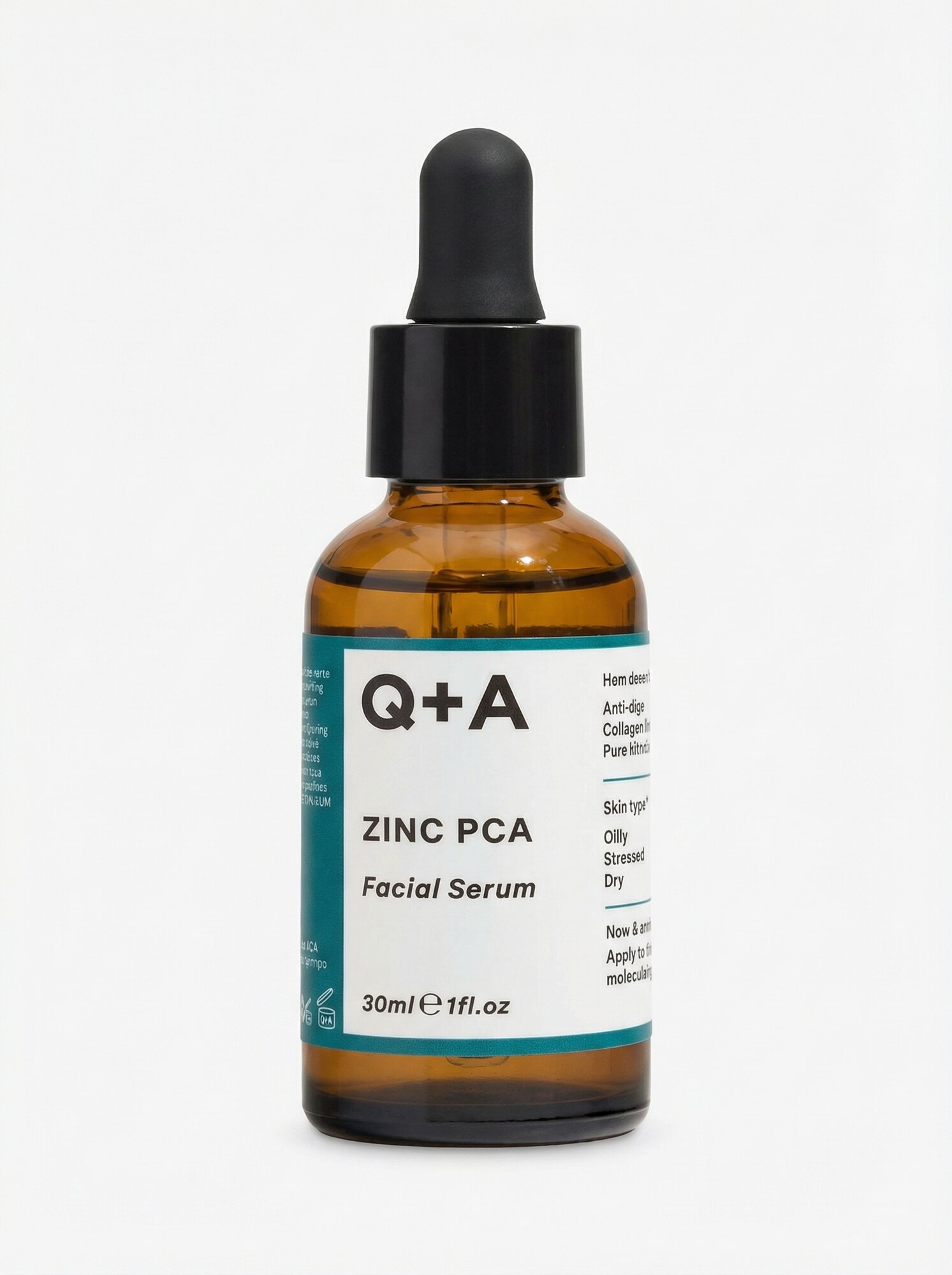 Сыворотка для лица Q+A "Цинк", органическая, для всех типов кожи