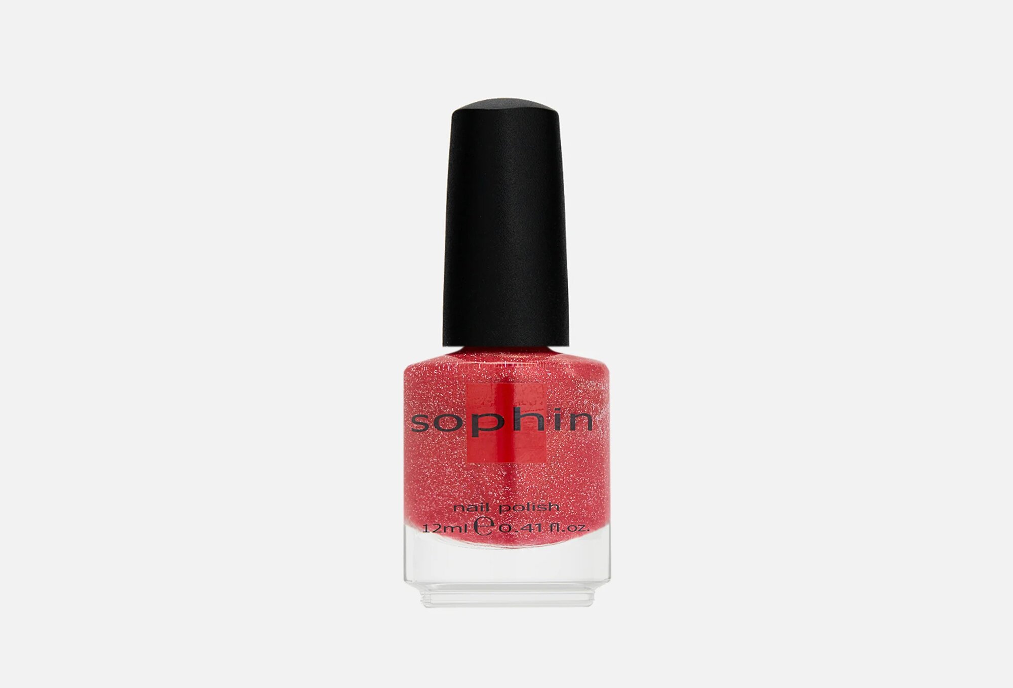Лак для ногтей Sophin №296, для маникюра и педикюра, красно-кирпичный, 12 мл