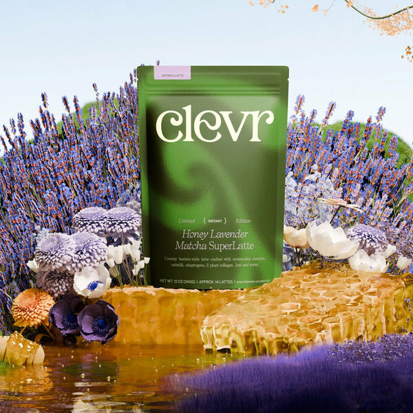 Clevr Blends Латте-матча с лавандой и медом Honey Lavender Matcha SuperLatte, 340 гр (14 порций)