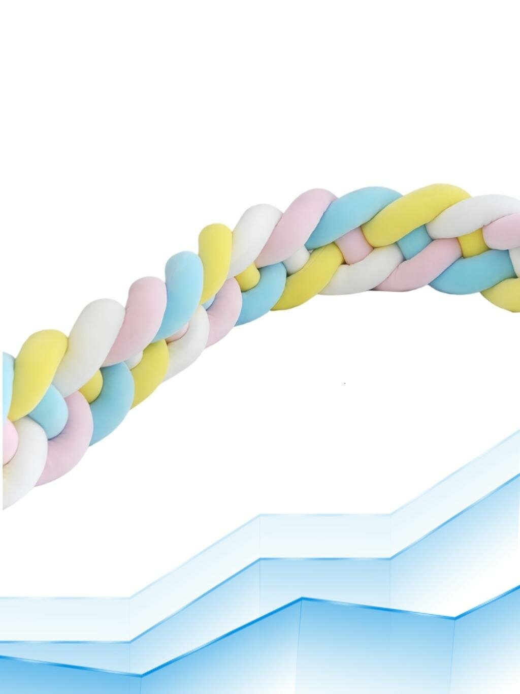 Фланелевые защитные бортики для детской кроватки, 2 - 1