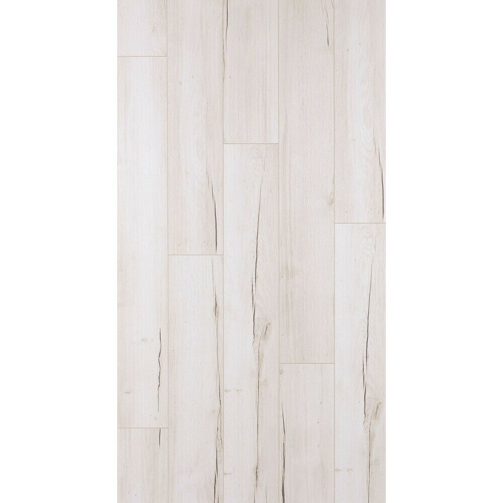 Ламинат 33 класс Эггер Хоум дуб крестон белый 1,745 кв. м 10 мм с фаской влагостойкий