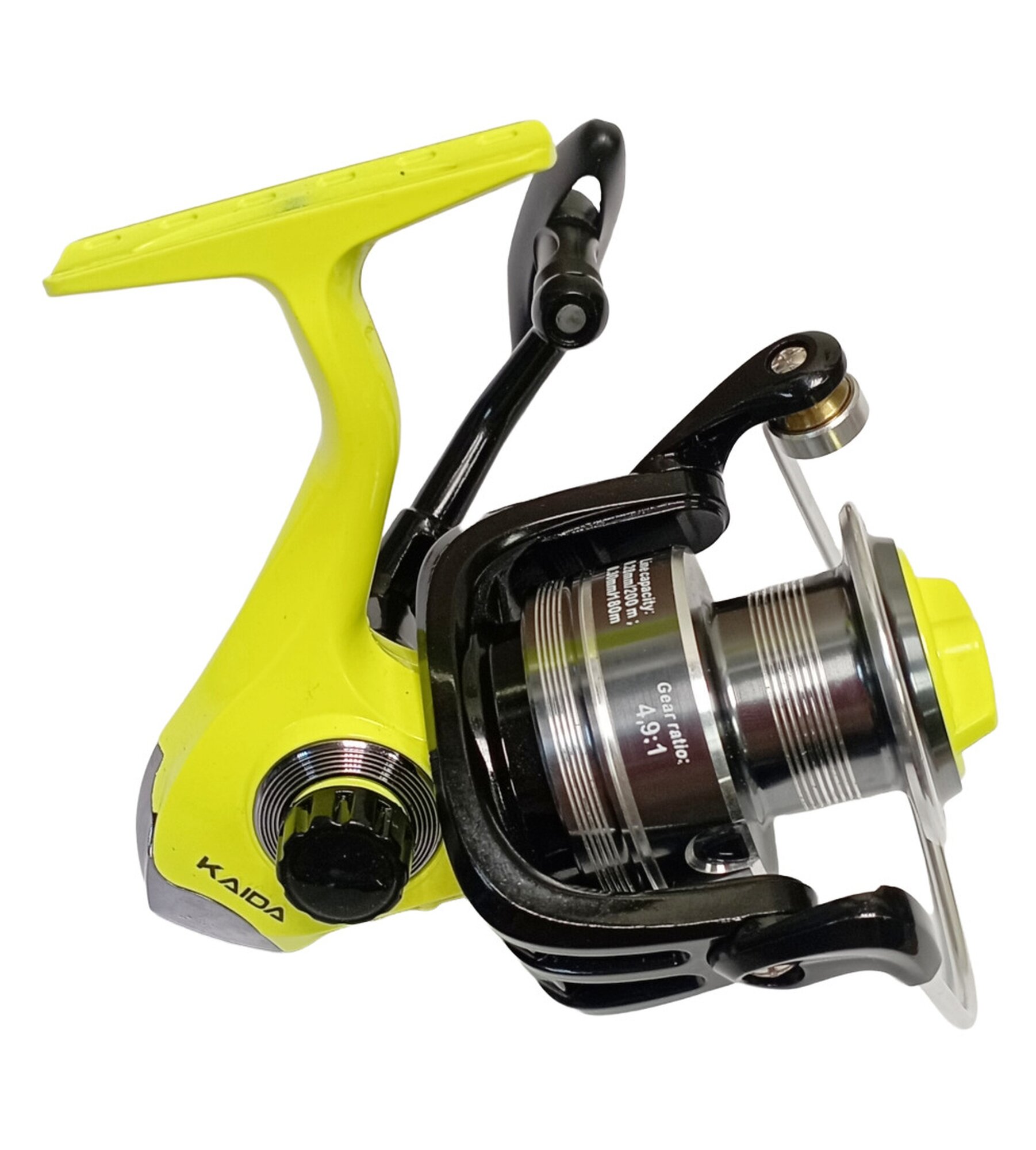Безынерционная катушка Kaida EHQ02-3000, лесоёмкость 0-250 мм/м, 3+1 подшипника