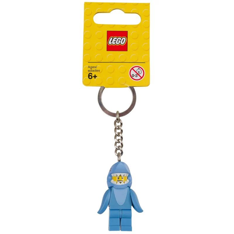 Светящийся брелок с персонажем Акулы из LEGO Ninjago, модель 853666, подсветка