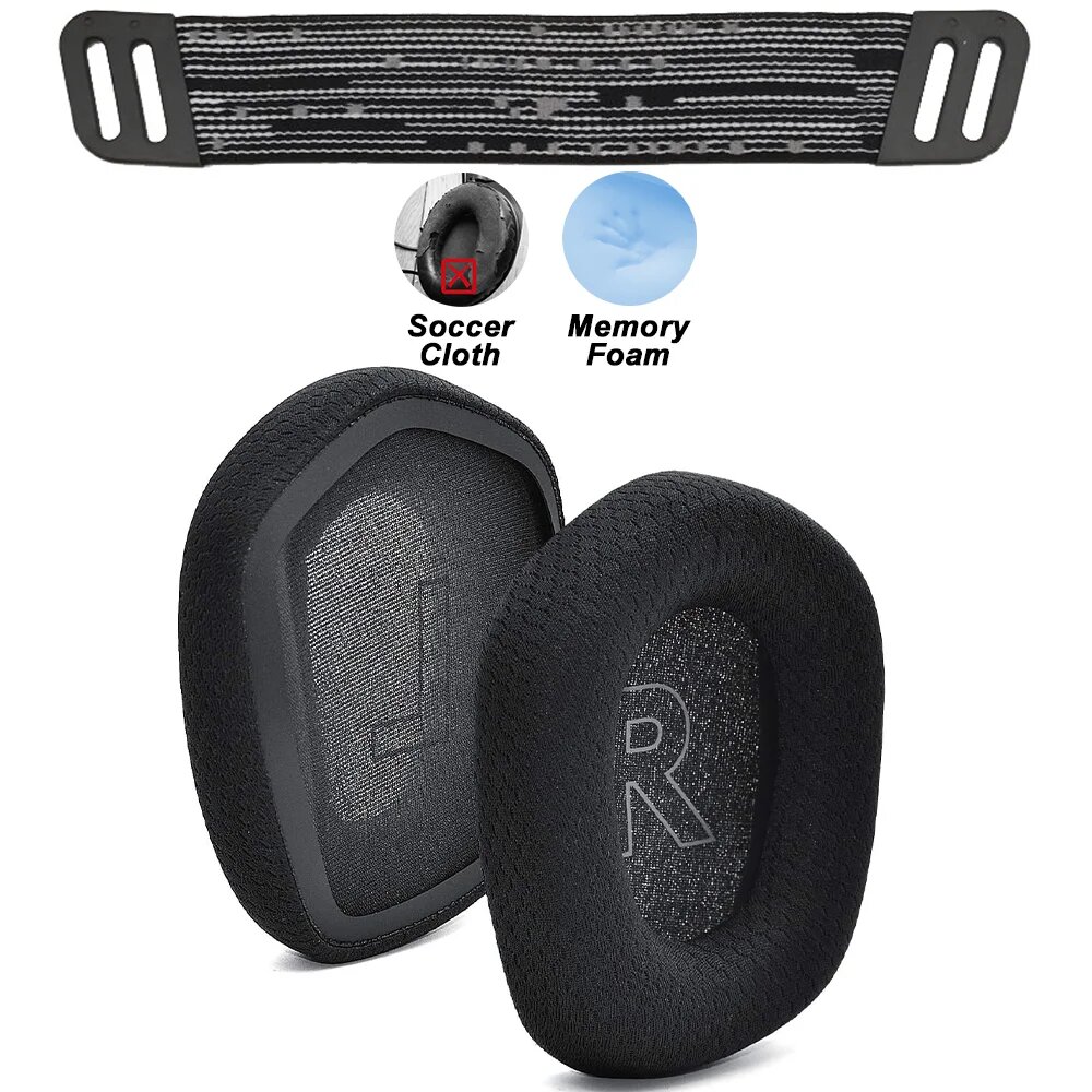 Амбушюры Cloth Black Combo для Logitech G733 G335 G535