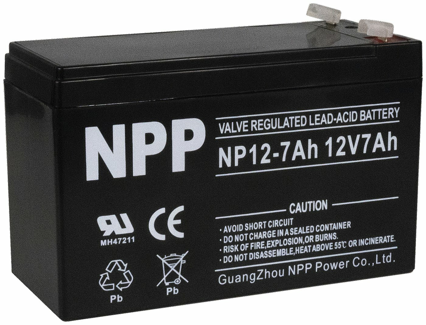 Аккумуляторная батарея NPP NP12-7 (12V7AhF2)