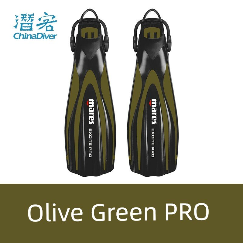 Mares Excite Pro Нейтральные плавучесть подводные ласты, размер XL (44-46), оливково-зеленый цвет