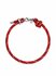 Браслет LU Jewel, 1 шт., размер 27.5 см, серебристый, красный