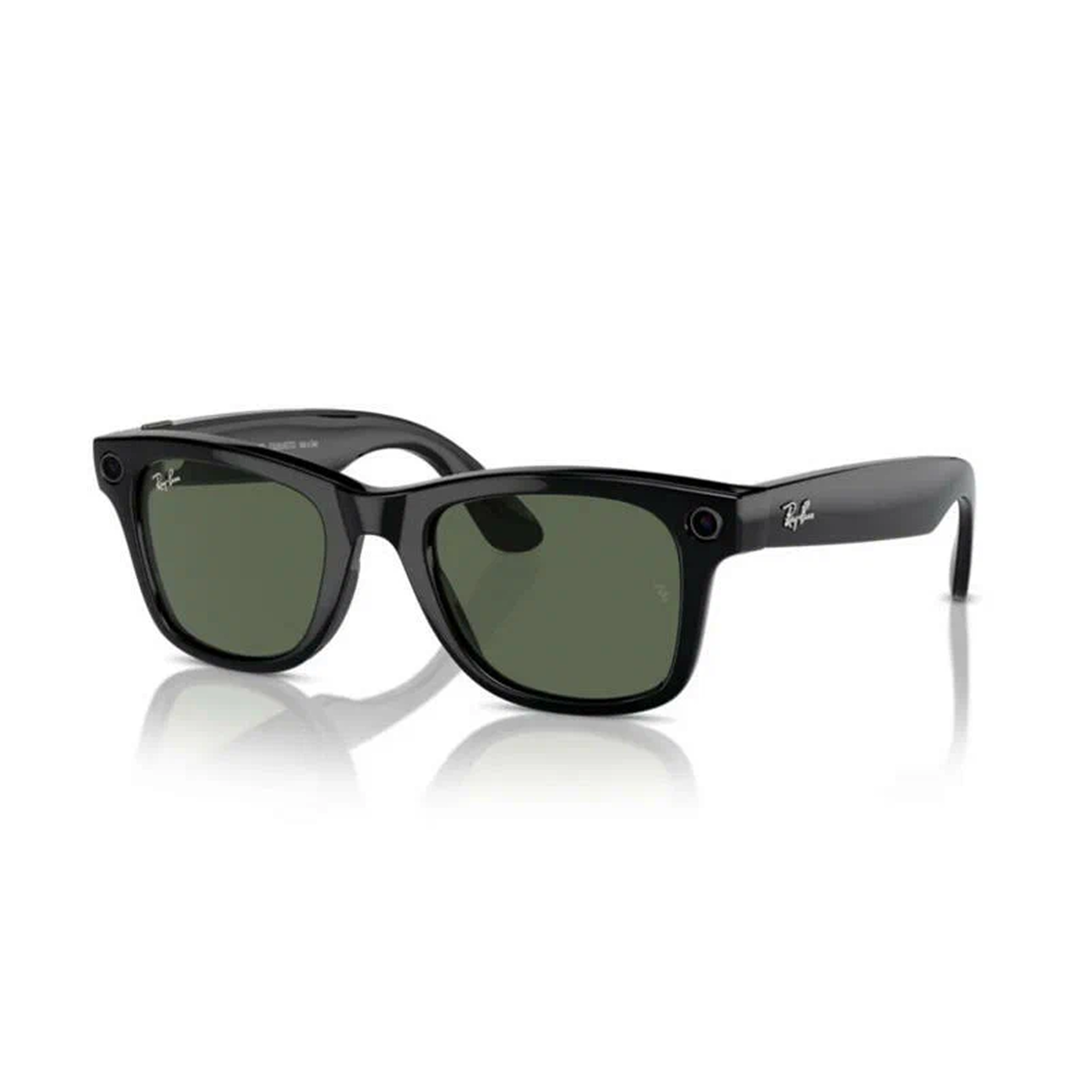 Умные очки Ray-Ban Wayfarer, Shiny Black/G-15 Green (150-50)