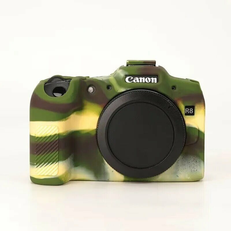 Защитный силиконовый чехол для фотоаппарата Canon EOS R8 ультра-тонкая полимерная из мягкого качественного силикона