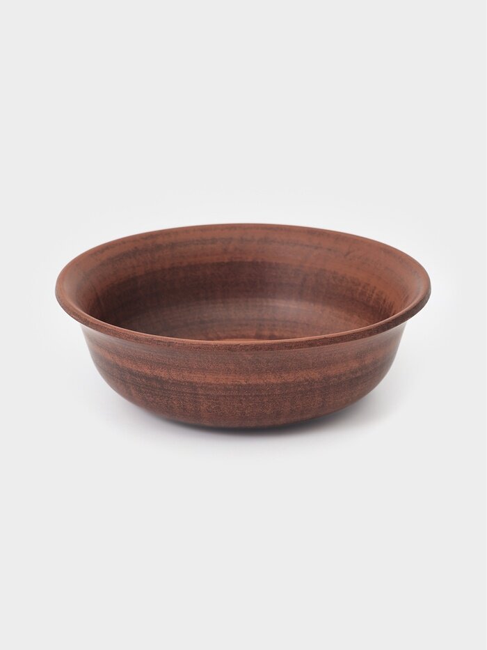 Тарелки глубокие, набор 2 шт, 550 мл, 16×5 см, красная глина