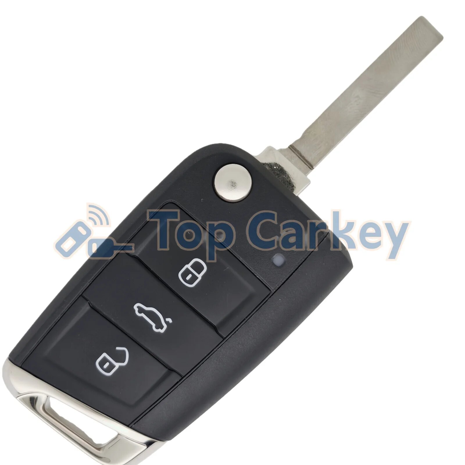 Корпус ключа VW Skoda HU162T, 4 кнопки
