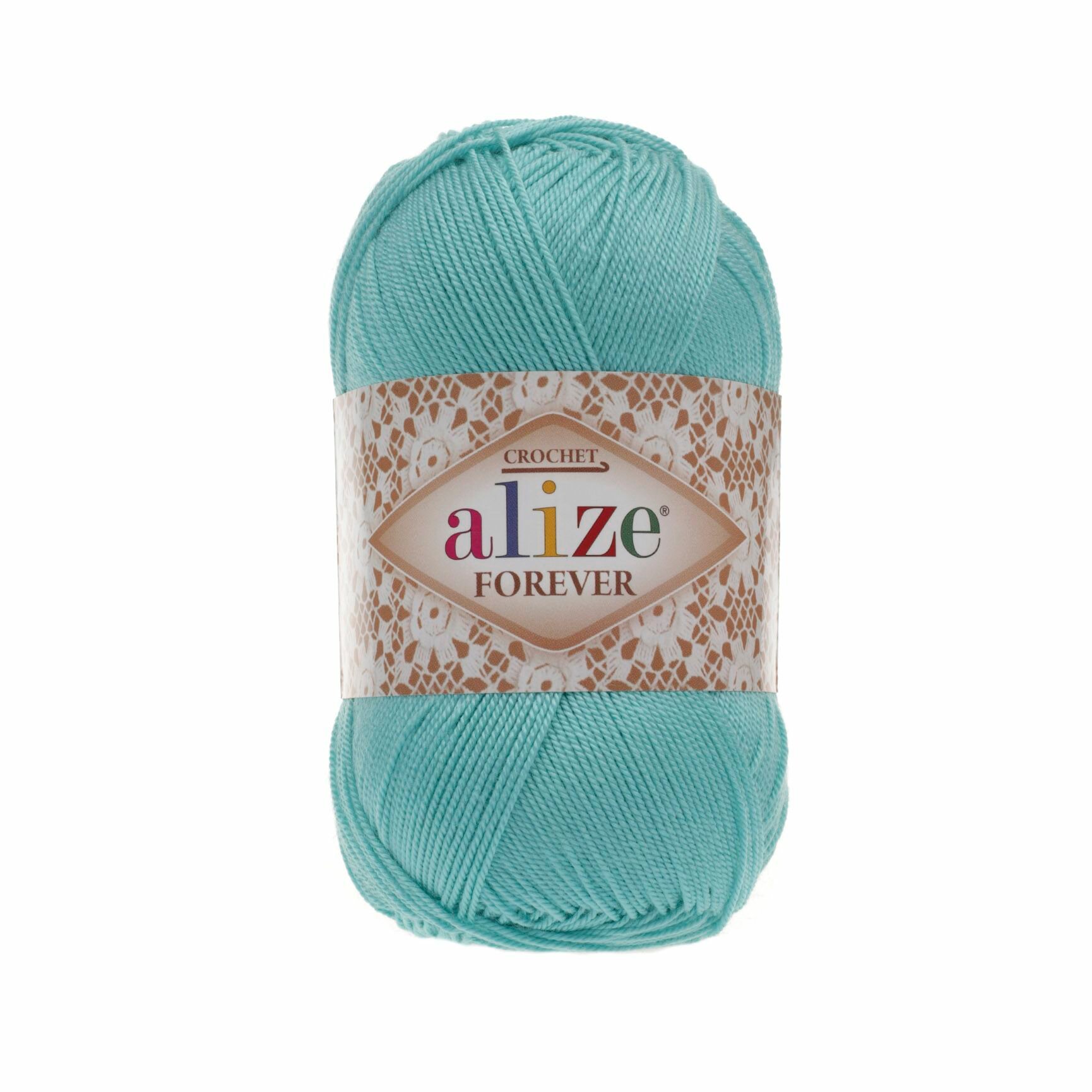 Пряжа Alize Forever 376 (5 мотков по 50г/300м) светлая бирюза