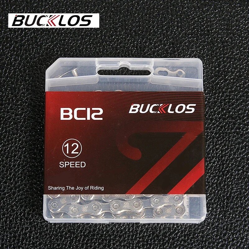 BUCKLOS Цепь для велосипеда 11-скоростная серебристая/золотая BC12-SILVER