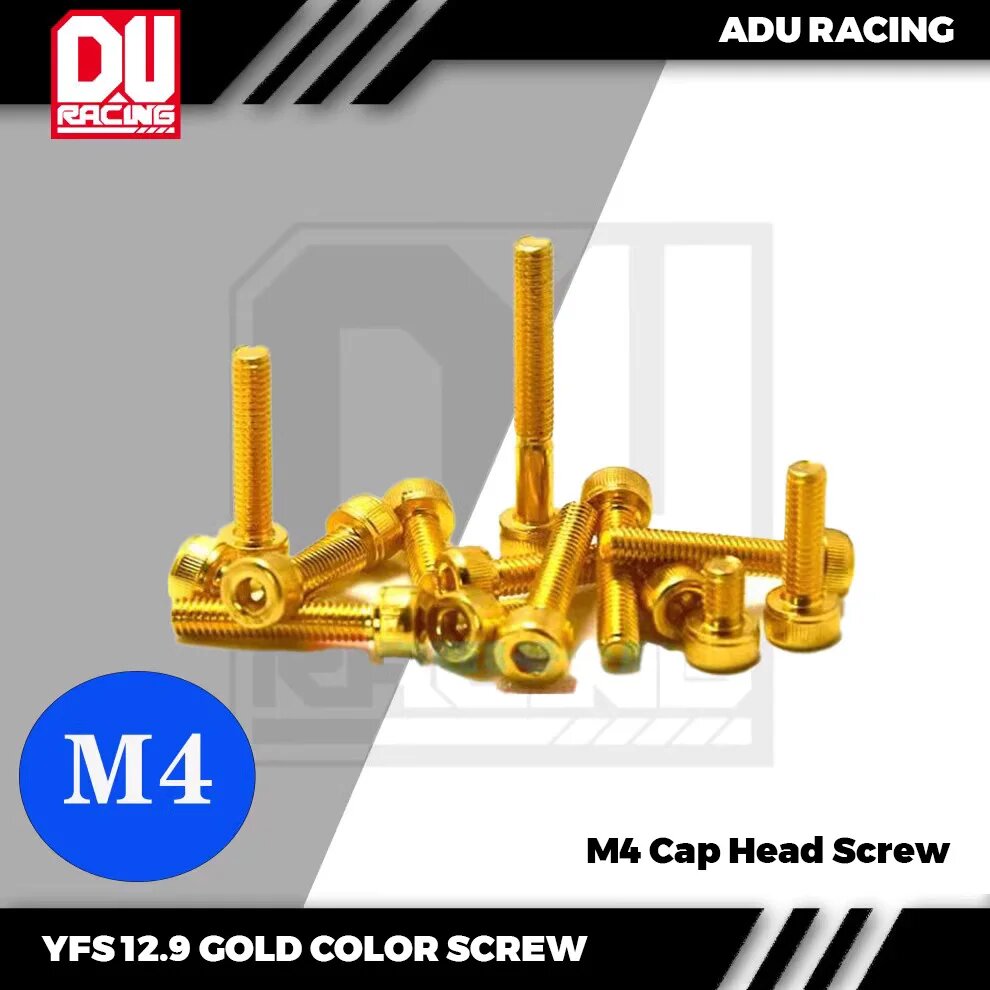 ADU RACING YFS 12.9 клас золотой цвет гвинт M4 CHS M4X25 10pcs