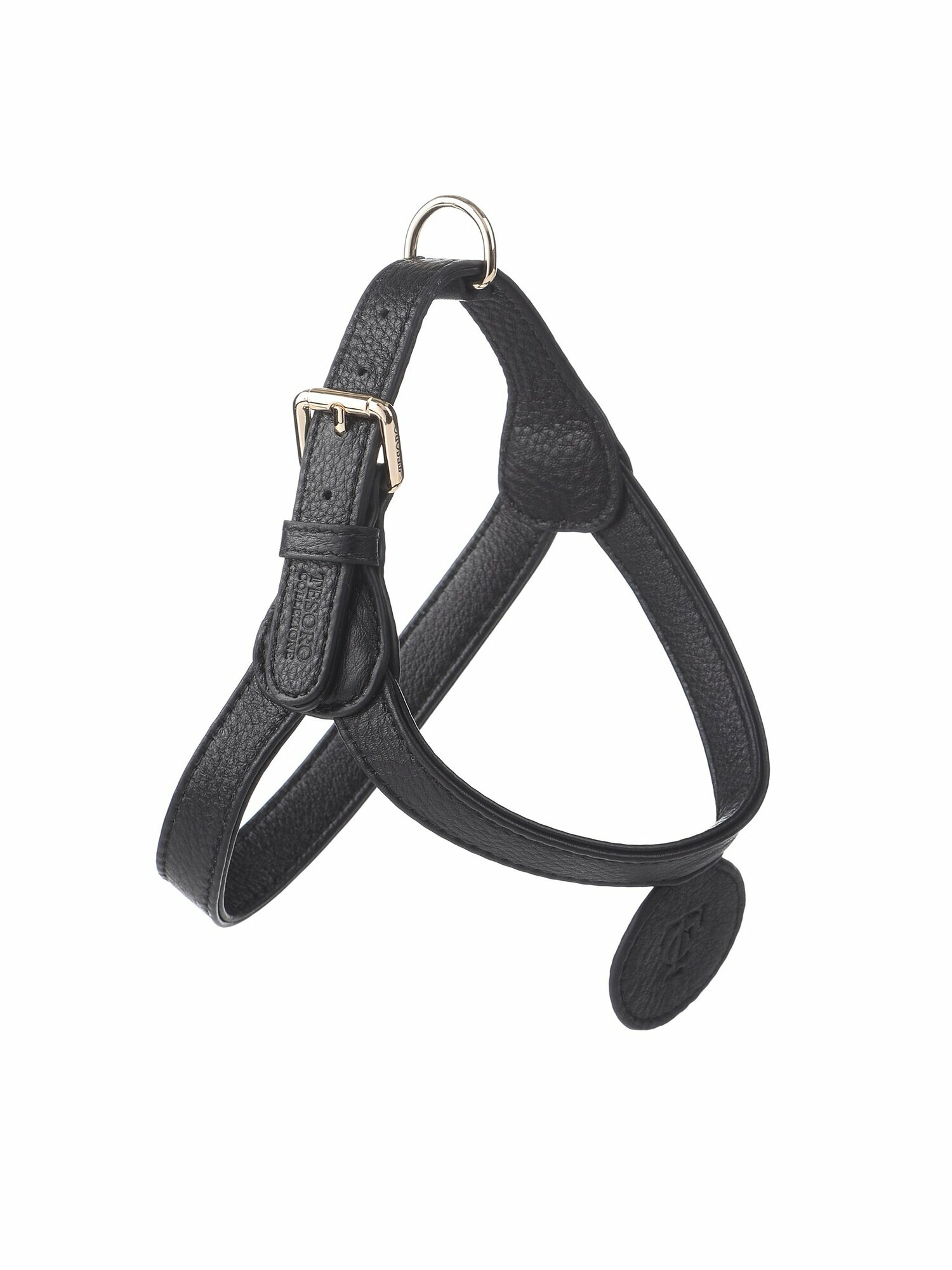 Шлейка с отделением для трекера для маленьких собак Tesoro, натуральная кожа