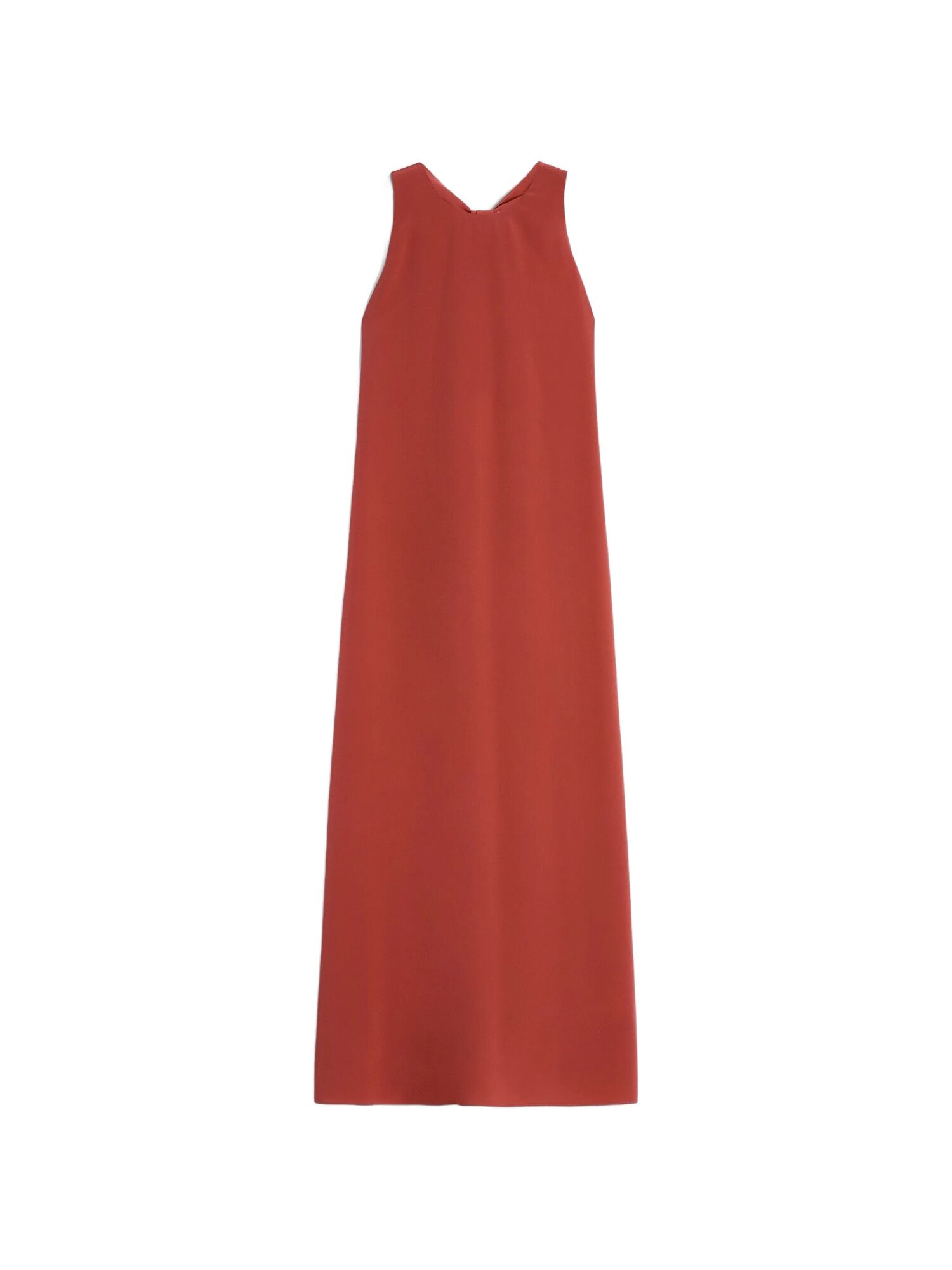 Платье Tie-back silk maxi dress