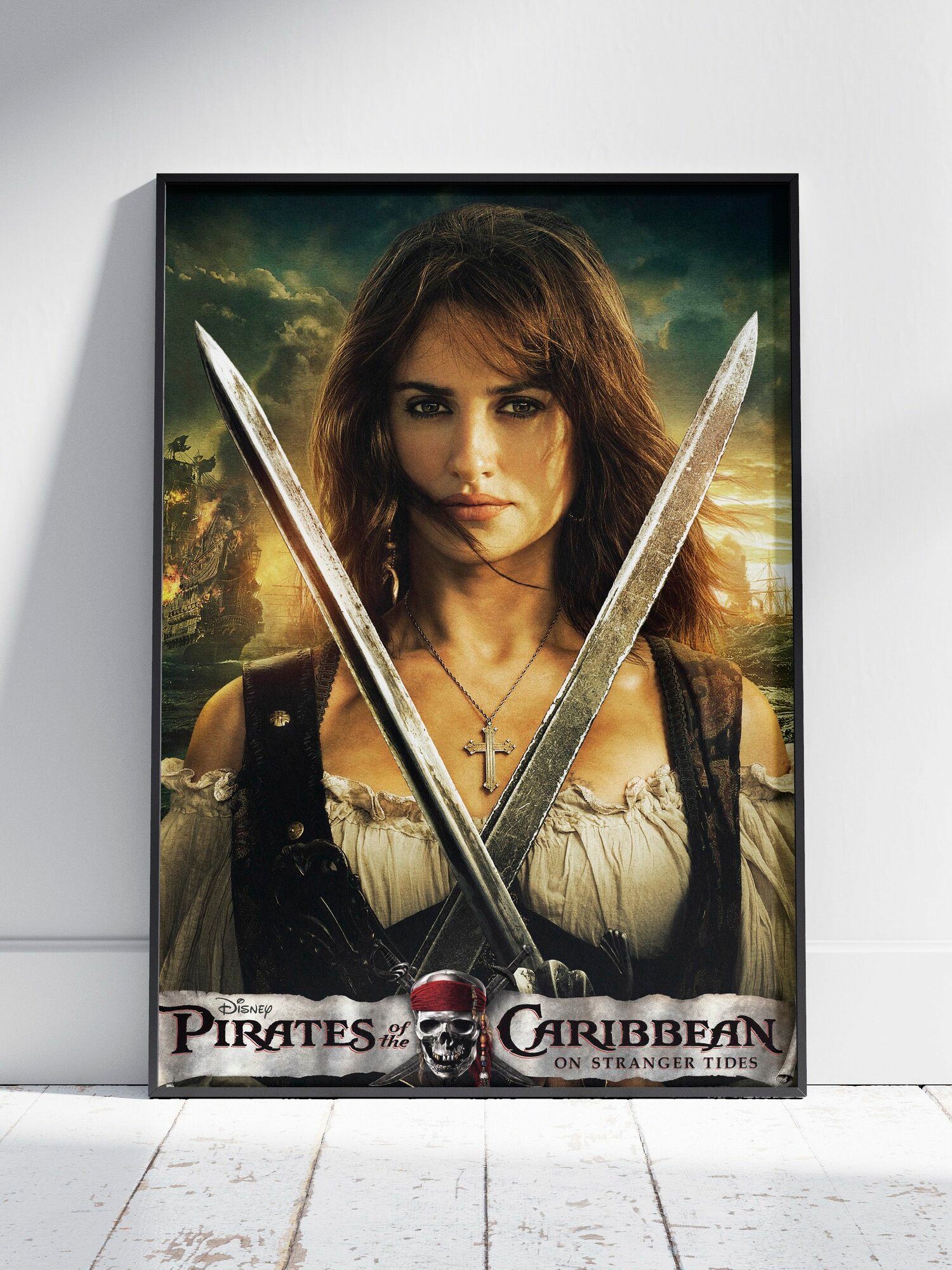 Плакат на стену для интерьера Пенелопа Крус (Penelope Cruz 44) - Постер по актеру фильма, кино, сериала формата A4 (21x30 см)