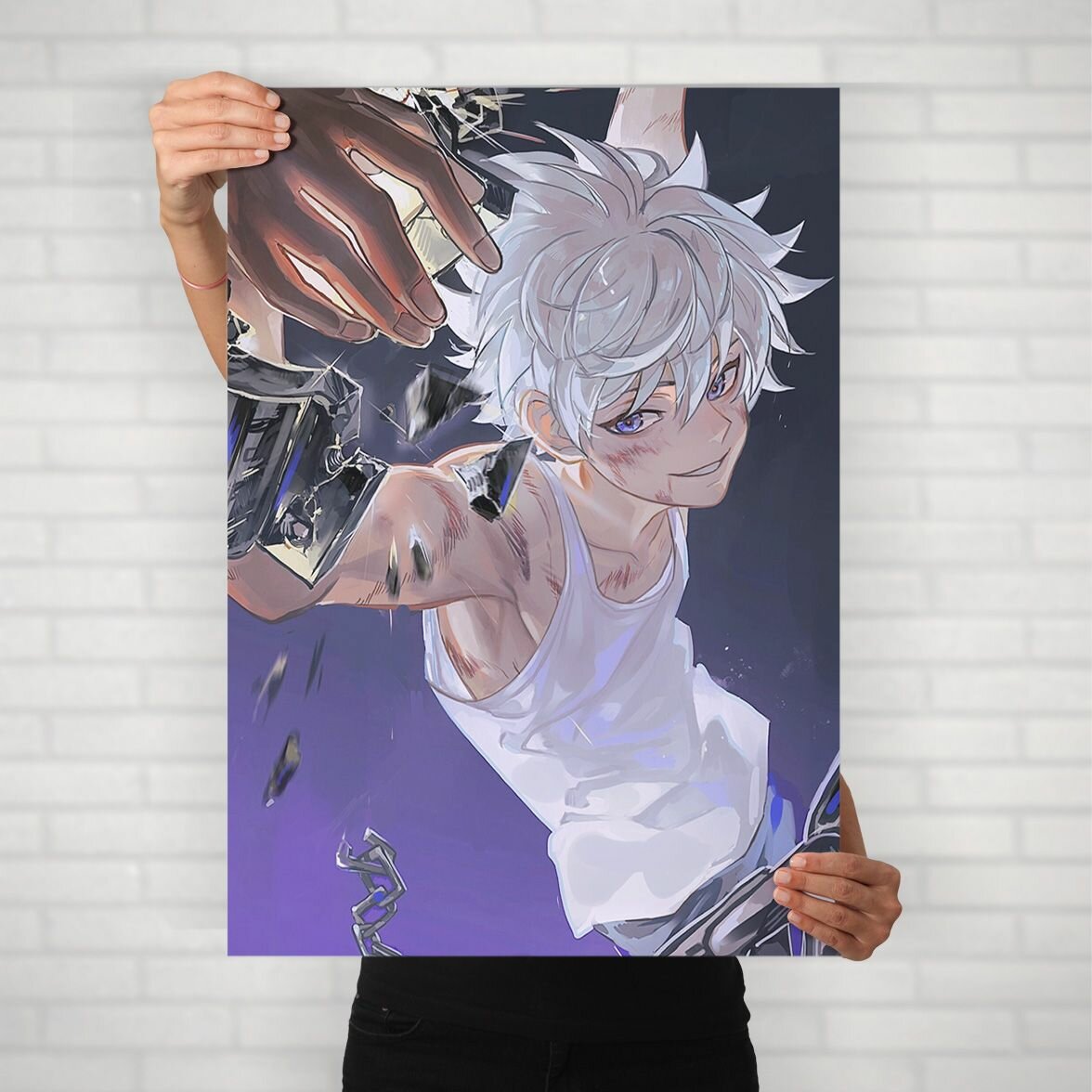 Плакат на стену для интерьера Hunter x Hunter (Киллуа Золдик 11) - Постер по аниме формата A2 (42х60 см)