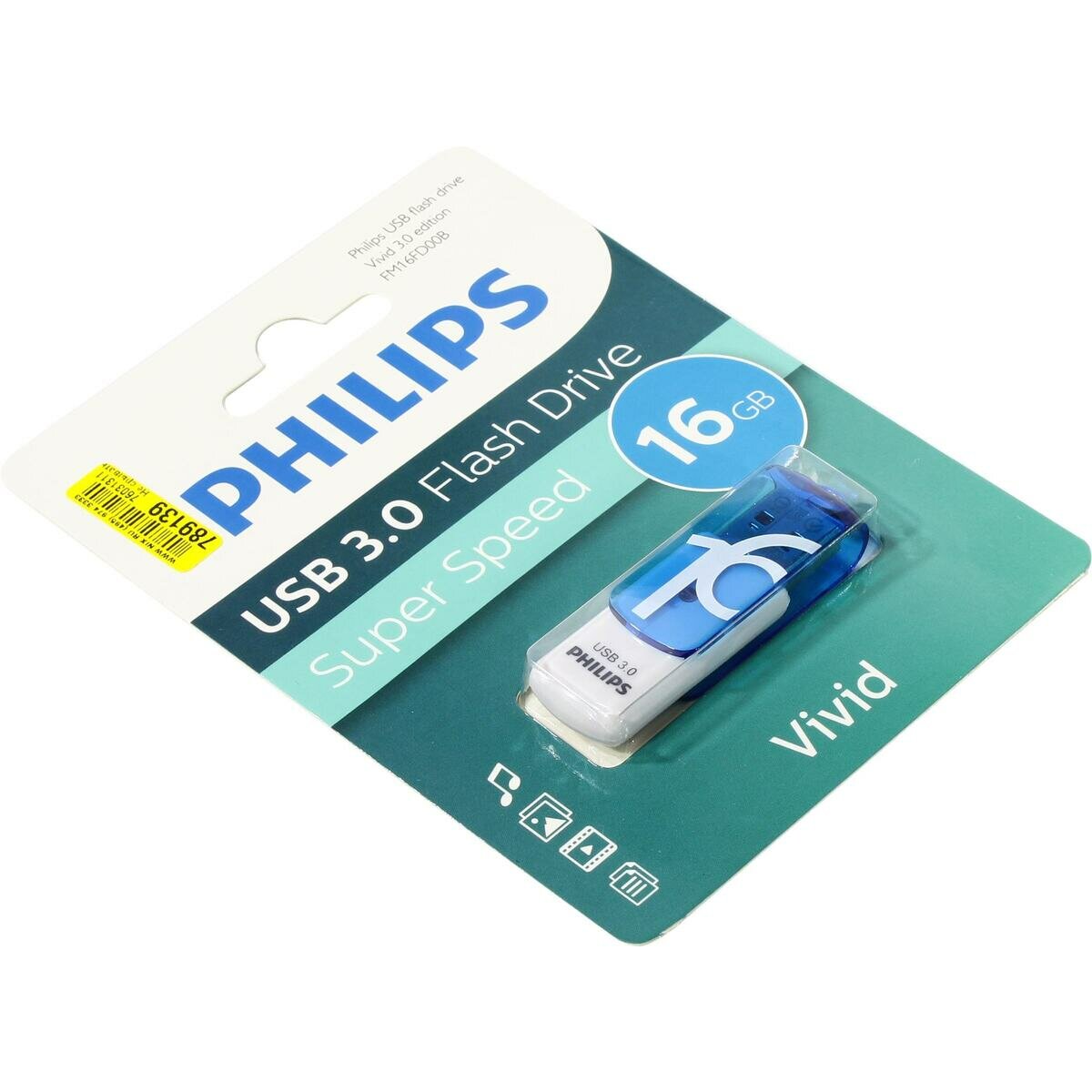 Philips Vivid USB3.0 Flash Drive 16Gb (RTL)