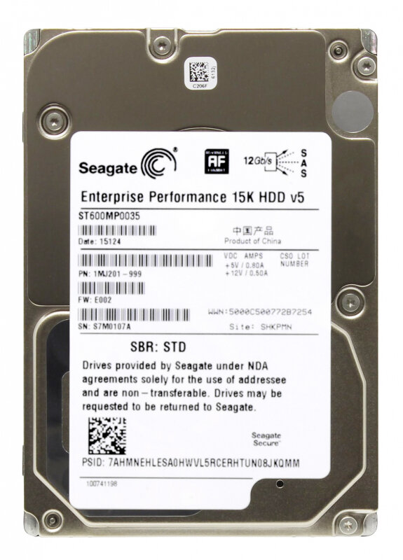 Жесткий диск Seagate ST600MP0035 600Gb SAS 2,5" HDD