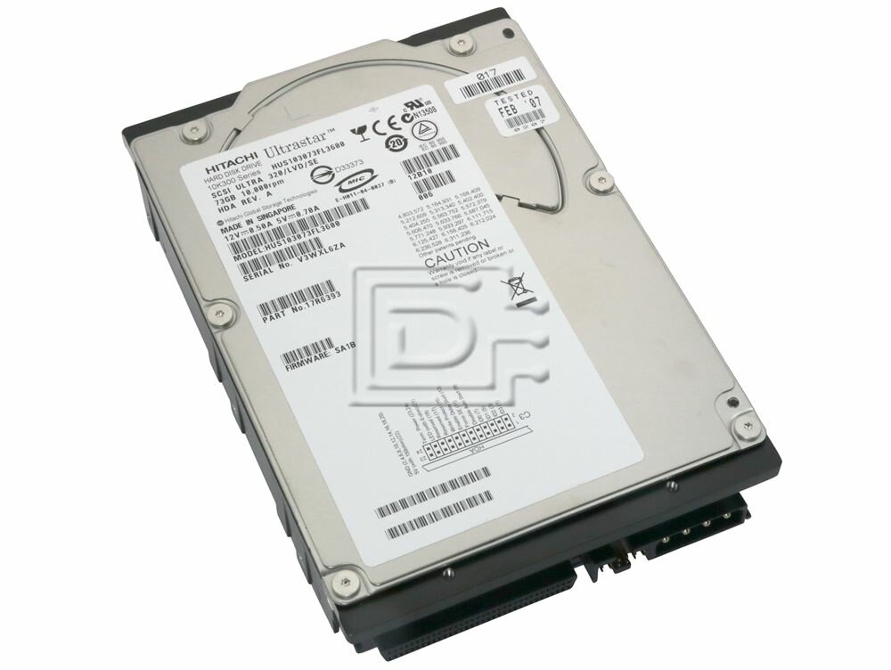 Жесткий диск Hitachi 17R6393 73,4Gb U320SCSI 3.5" HDD