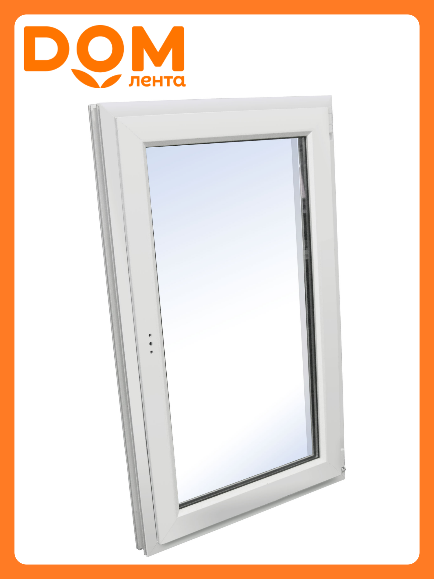 Окно Galichi ПВХ правое поворотно-откидное 1160х500 мм белый