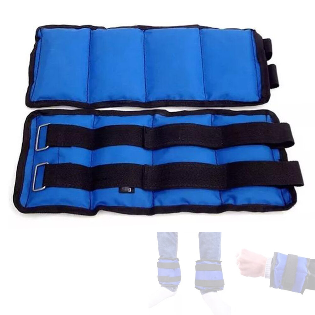 5 кг/пара утяжелителей для лодыжек, ног, рук и запястий, для мужчин и женщин, утяжеленные мешки с песком и регулируемым ремешком для бега, тренажерного зала, аэробики, фитнеса и тренировок.