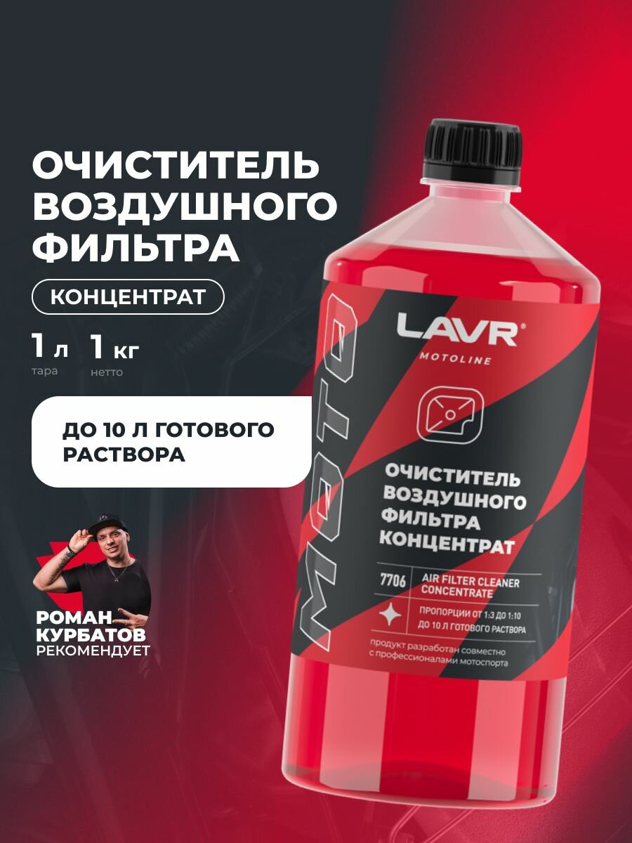 Очиститель воздушных фильтров LAVR MOTOLINE арт. Ln7706, 1 л