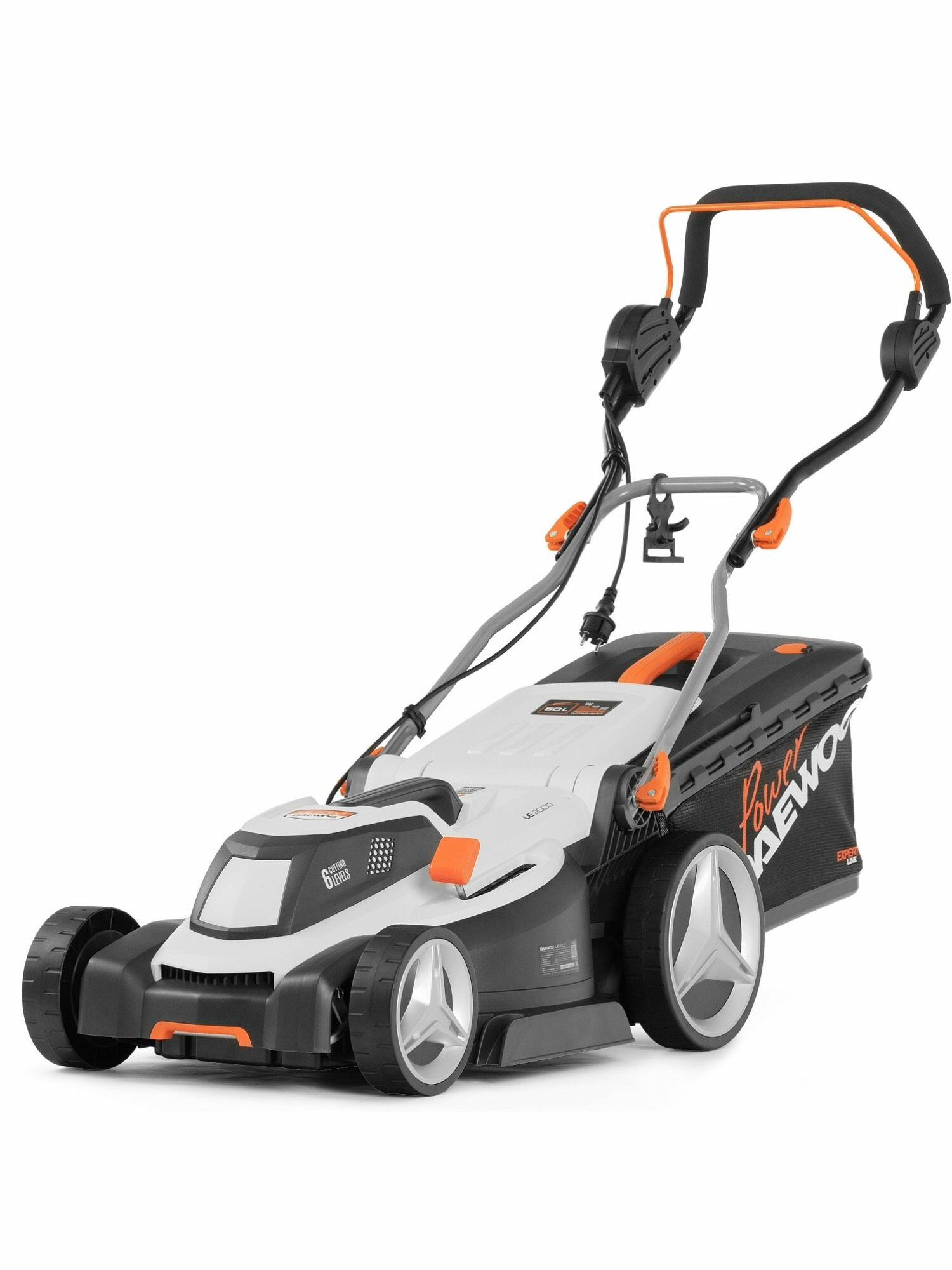 Газонокосилка DAEWOO "LE 2000", электрическая, 2000Вт, ширина скашивания 43см