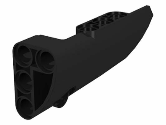 Деталь Lego 64391 Technic, Panel Fairing # 4 Small Smooth Long, Side B