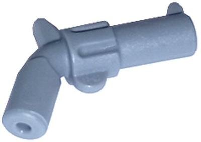 Деталь Lego 77078 Minifigure, Weapon Gun, Pistol Revolver - Large Barrel and Hollow Handle
