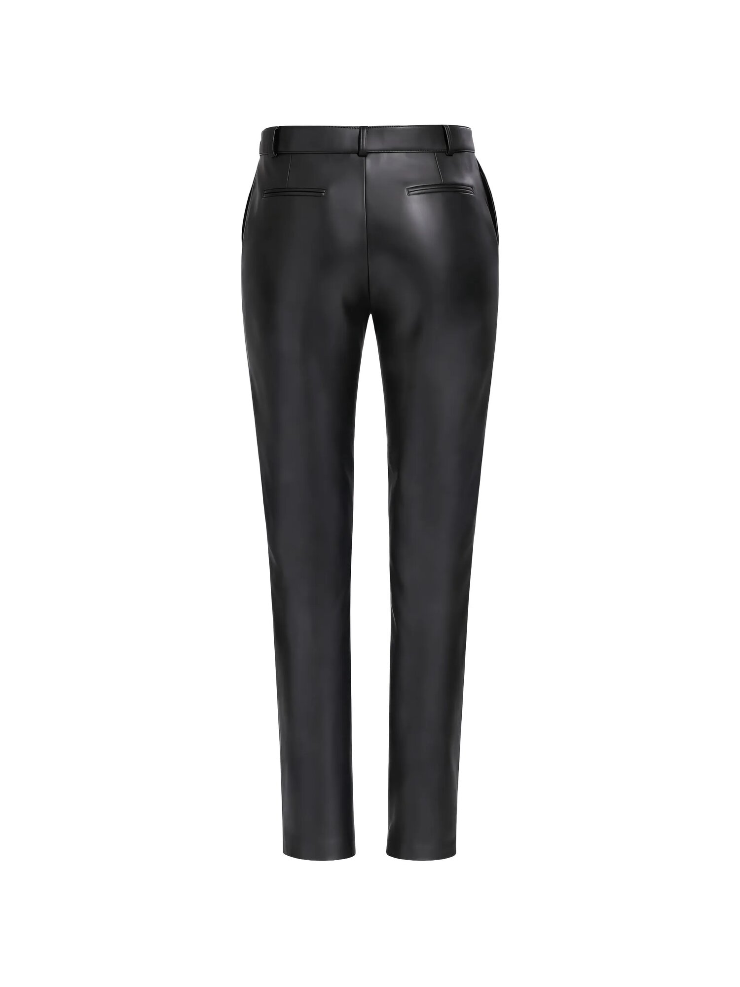 Брюки Elie Saab Leather trousers, размер 44, black/black — фото 1