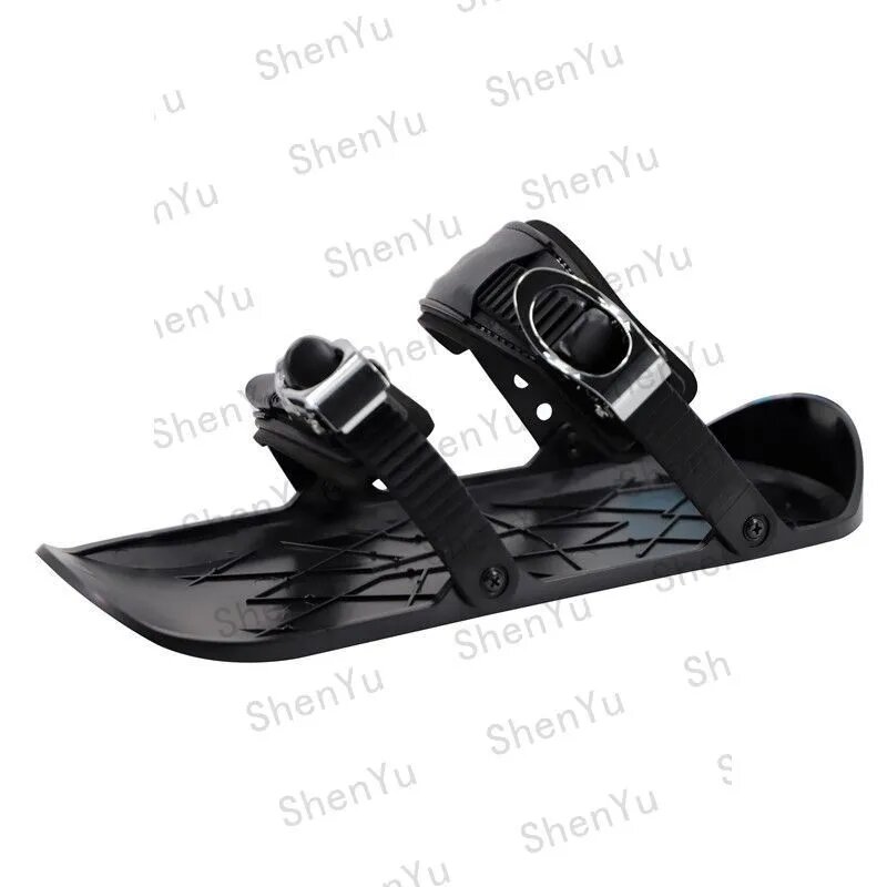 Мини лыжные коньки для зимнего отдыха. Лыжные коньки Снег Лыжи Snowblades Регулируемый Лыжи Зима Открытый Sho — фото 1