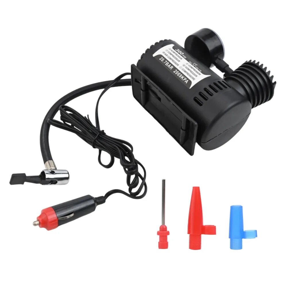 Шина Воздушного Компрессора автомобиля 12V Electric Air Pump 300psi Для Надувного Устройства Для транспортных Средств