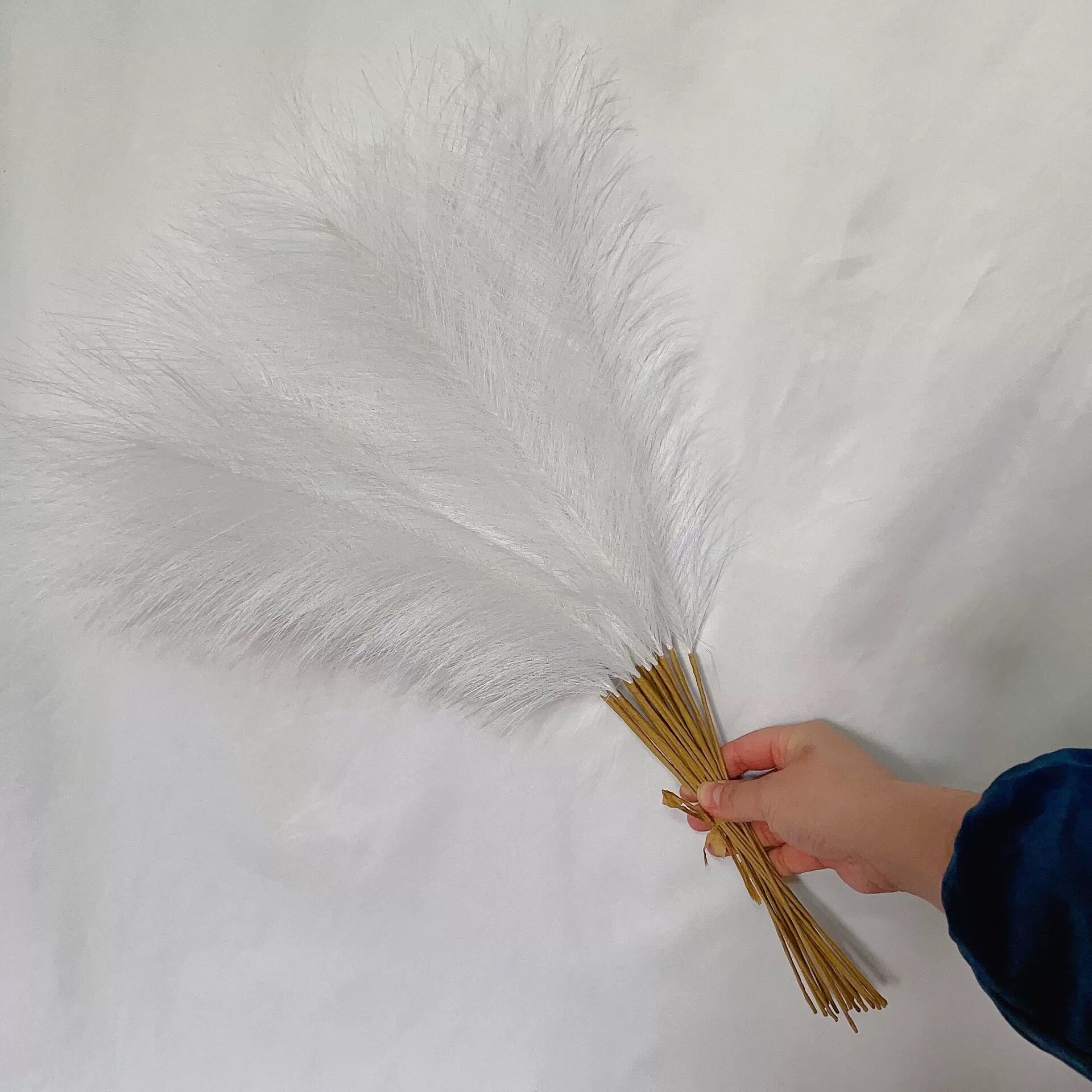 Искусственные цветы Pampas White 10 шт.