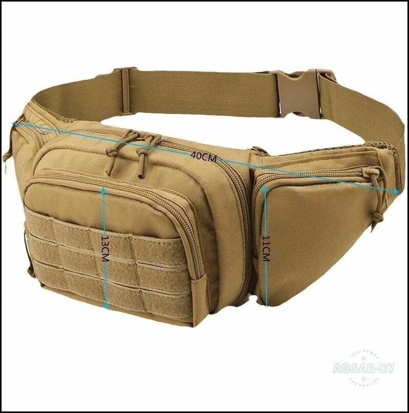 Сумка-бананка кобура мужская поясная для скрытого ношения оружия