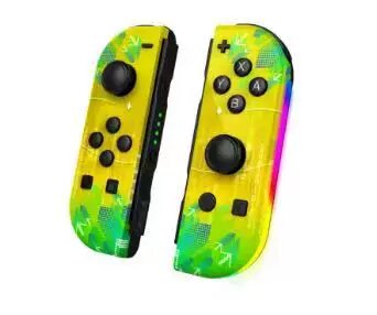 Контроллер Nintendo Switch Joy-Con, желтый, с RGB-подсветкой
