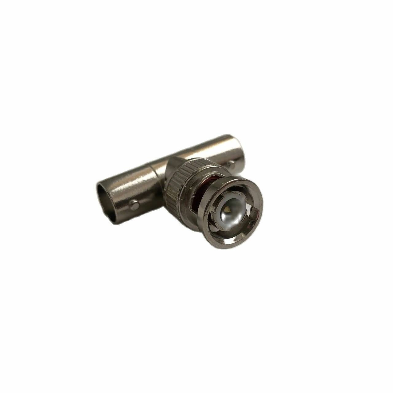 1 шт Переходник - тройник plug/ jack BNC/M - BNC/2F BNC-T кабельный наконечник