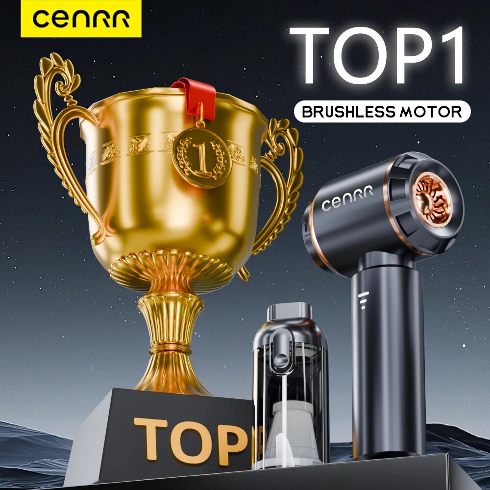 Беспроводной автомобильный пылесос CENRR 9980000, MAX Black 4hepa