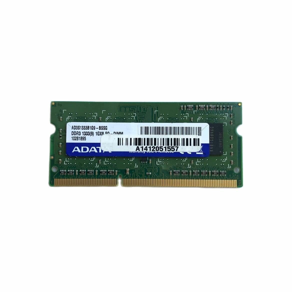 1 шт Модуль памяти AD3S1333B1G9-BSSG ADATA 1 ГБ DDR3 1333 SO-DIMM 204 K4B1G0846G