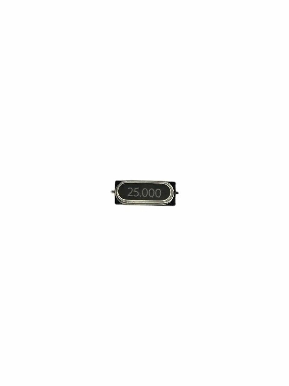Резонатор SMD кварцевый серии HC49 HC49SM-25.000MHZ-20PF-R